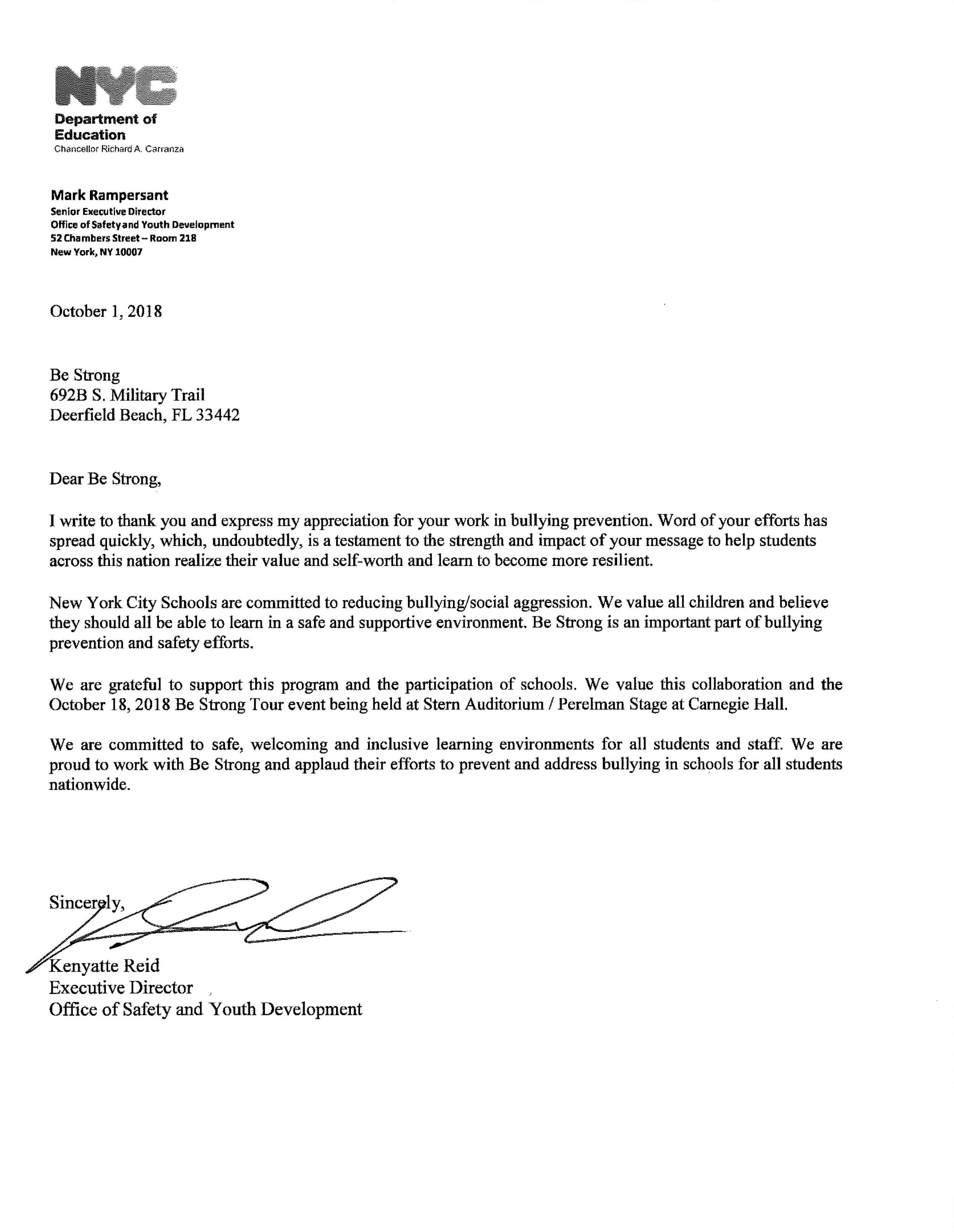 Be Strong LIVE Tour » New York City: 10/18/2018 @11AM ET Live Event ...